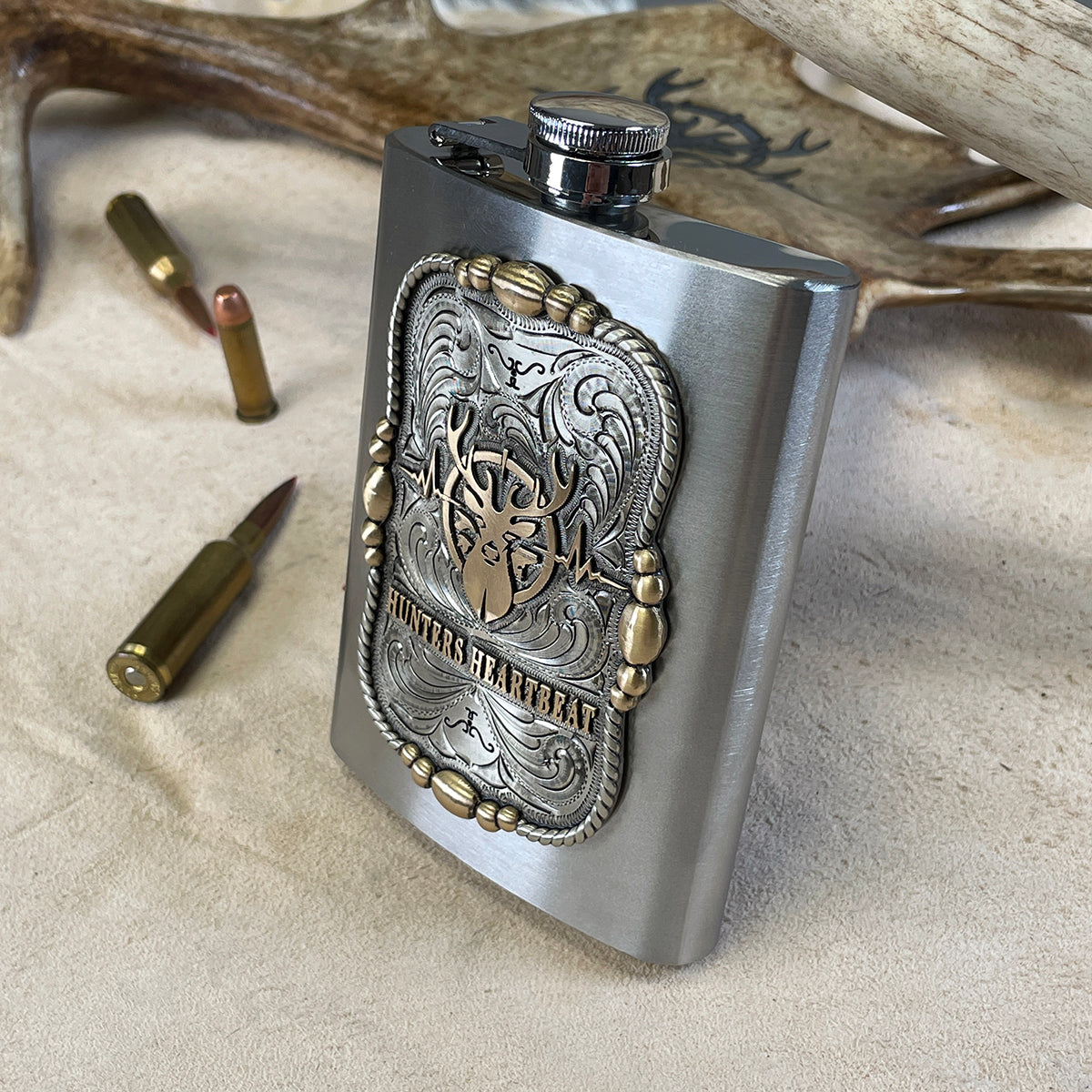 Hunters Heartbeat Flask – Heartbeat of a Hunter